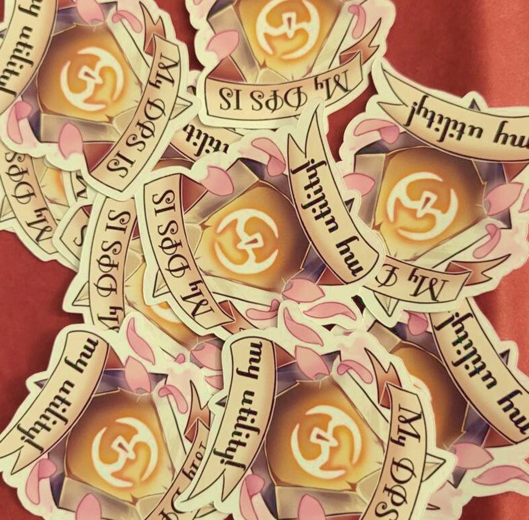 DPS is My Utility | Samurai Sticker - Etsy