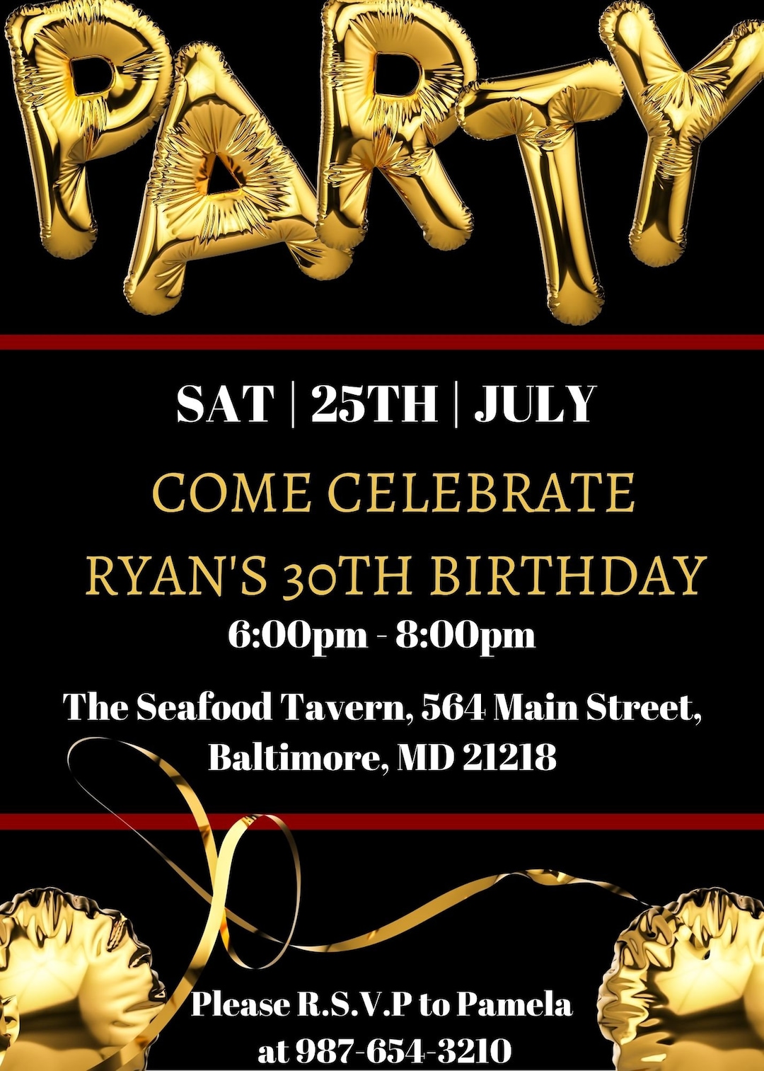 Digital Party, Party Birthday Invitation, Phone Birthday Party ...