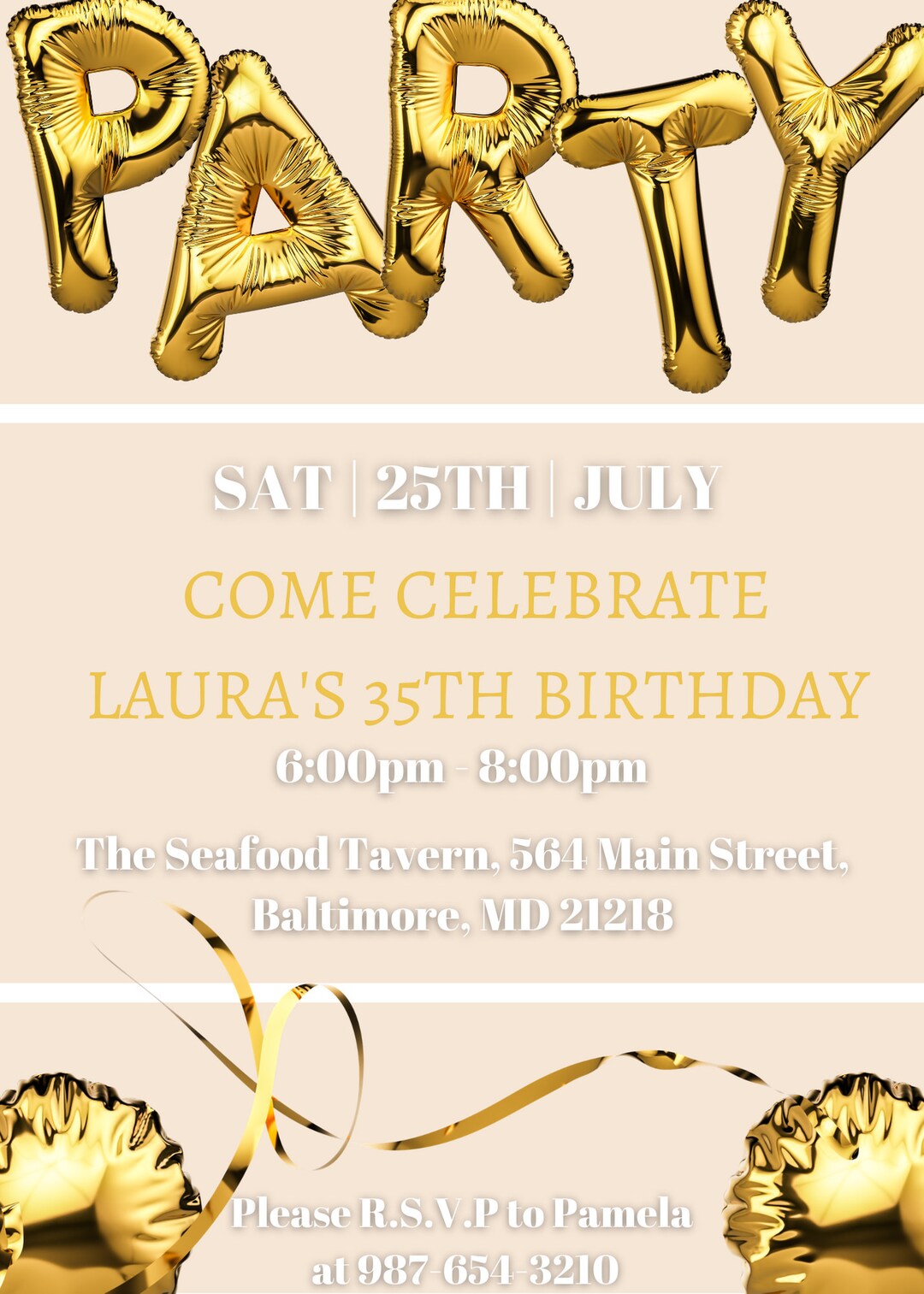 Digital Party, Party Birthday Invitation, Phone Birthday Party ...