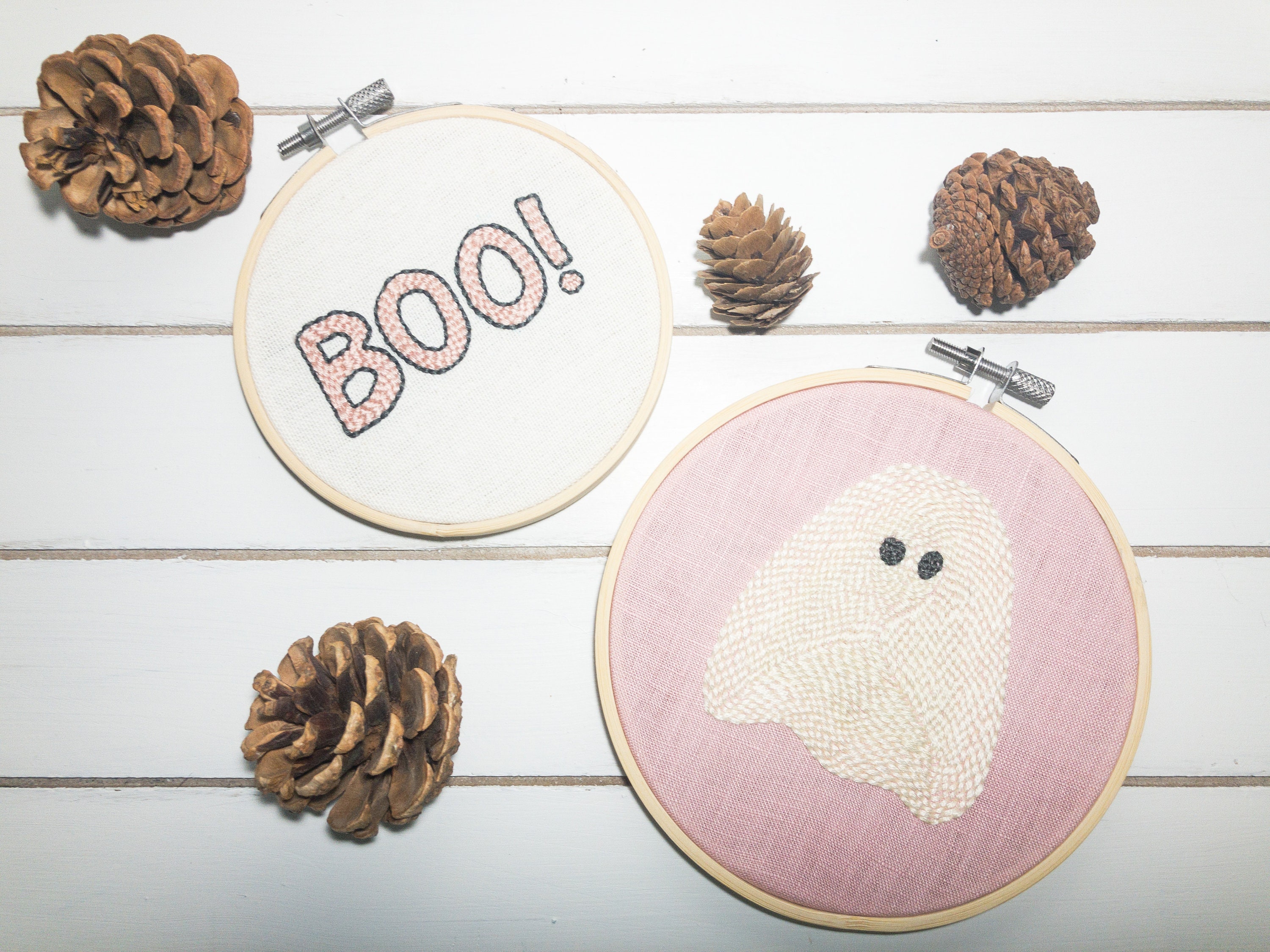 Ghost Embroidery Pattern Bundle Digital Download PDF Halloween ...