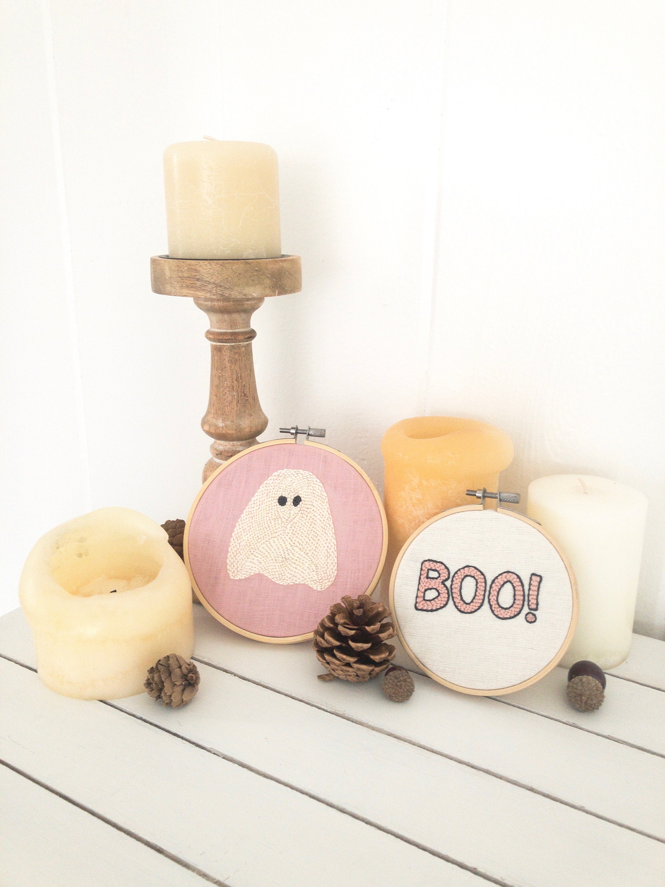 Ghost Embroidery Pattern Bundle Digital Download PDF Halloween ...