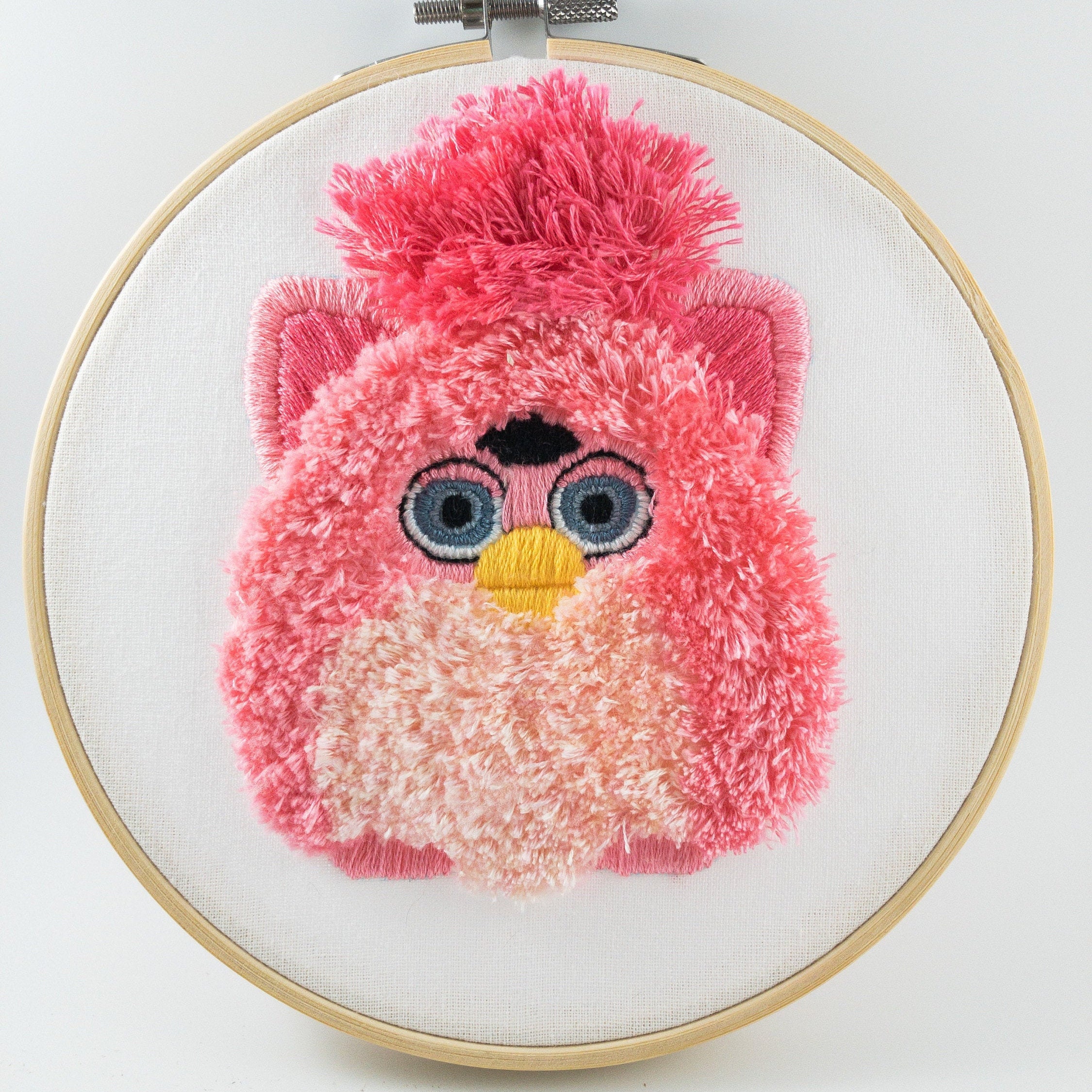 Retro Furby Embroidery Pattern - Digital Download PDF - Weird ...
