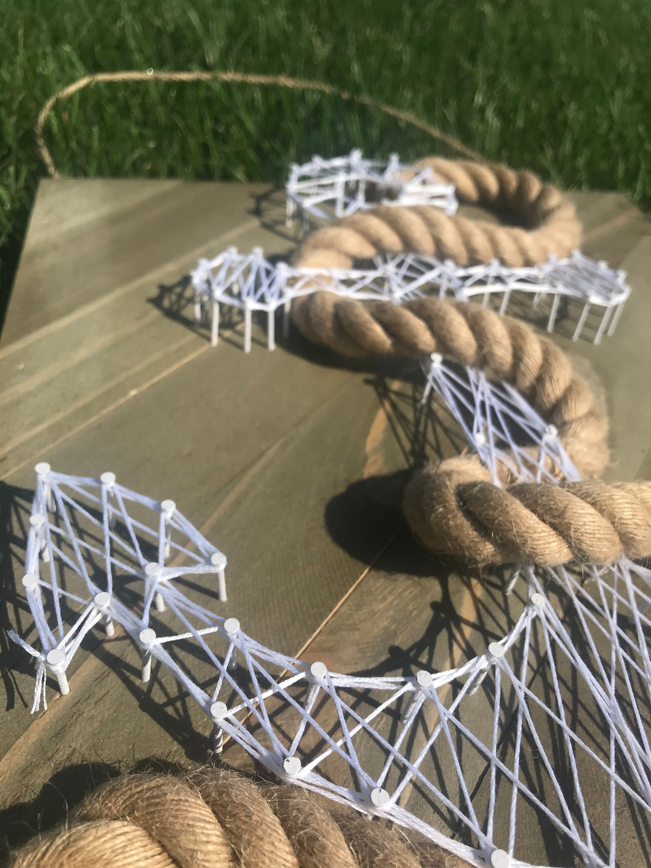 Anchor String Art Sign - Etsy