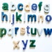 Sea Breeze Ocean Blue Upper Alphabet Resin Letters, Homeschool Learning ...