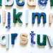 Sea Breeze Ocean Blue Upper Alphabet Resin Letters, Homeschool Learning ...