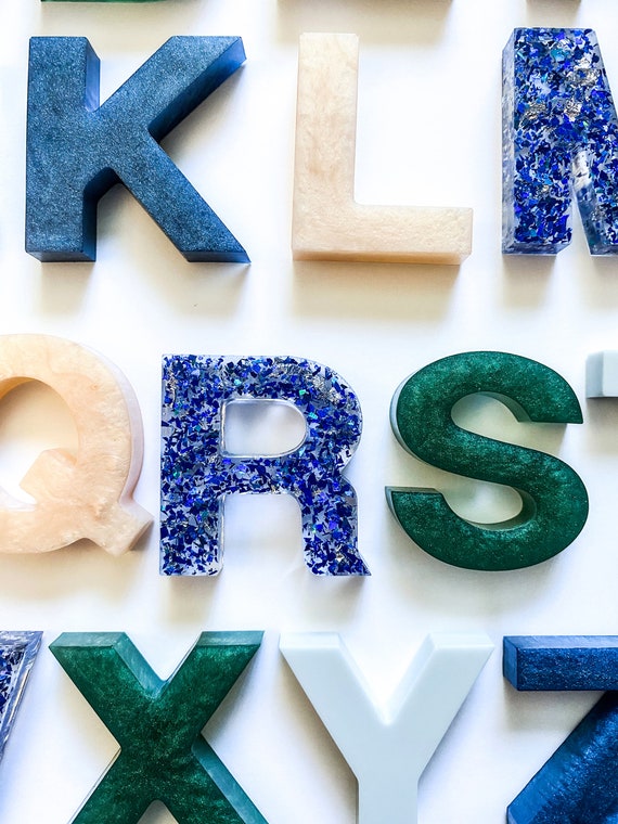 Toys & Games Toys Ocean View Sensory Play Beach Day Alphabet Set Resin ...