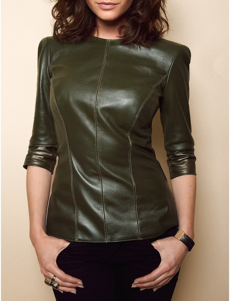 Handmade Top Quality Genuine Soft Lamb Skin Leather Beautiful - Etsy