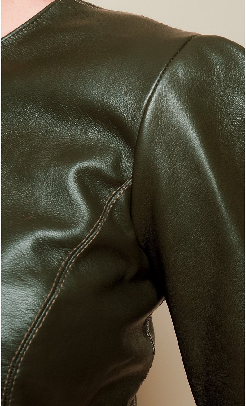 Handmade Top Quality Genuine Soft Lamb Skin Leather Beautiful | Etsy