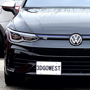 2022-2024 MK8 GOLF R License Plate Holder - Etsy