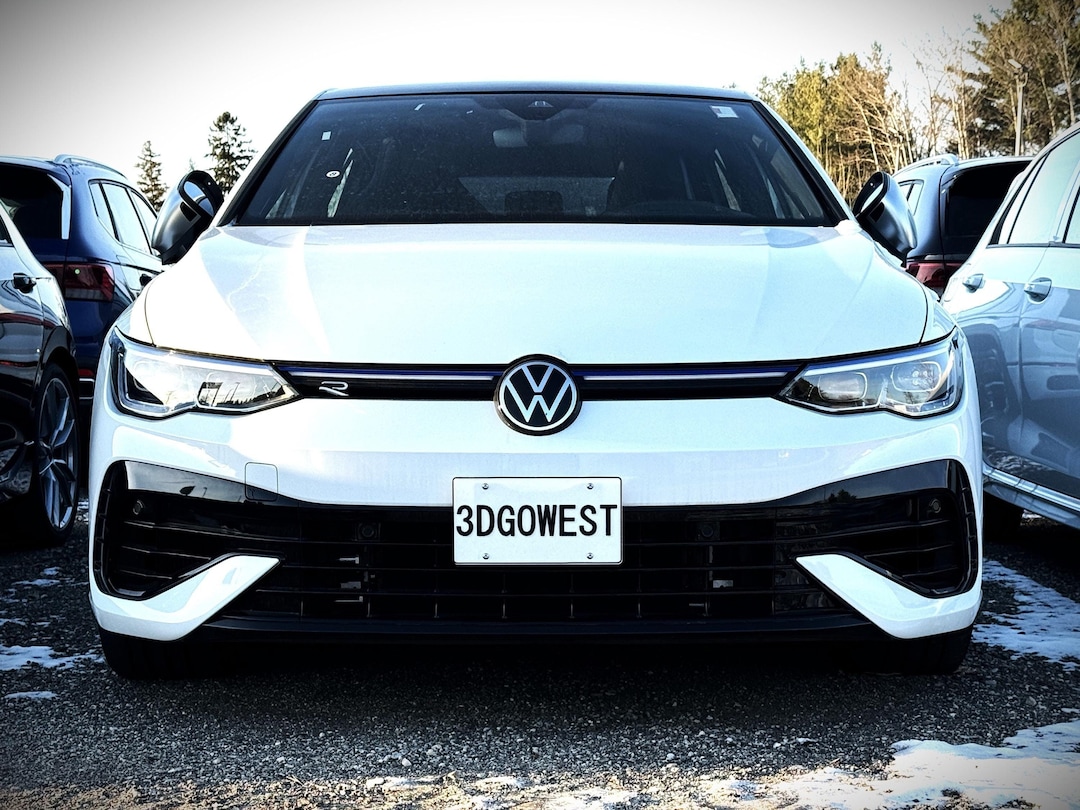 2022-2024 MK8 GOLF R [CENTERED] License Plate Holder - Etsy