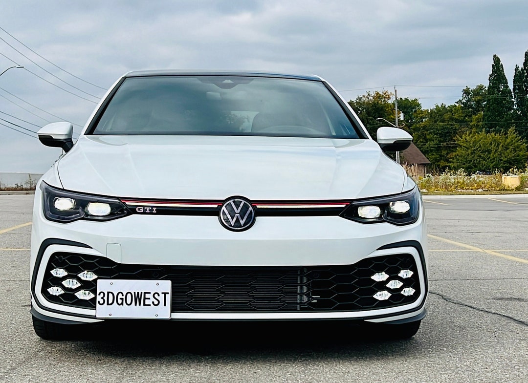 My method to mount front license plate without drilling | VW Vortex ...