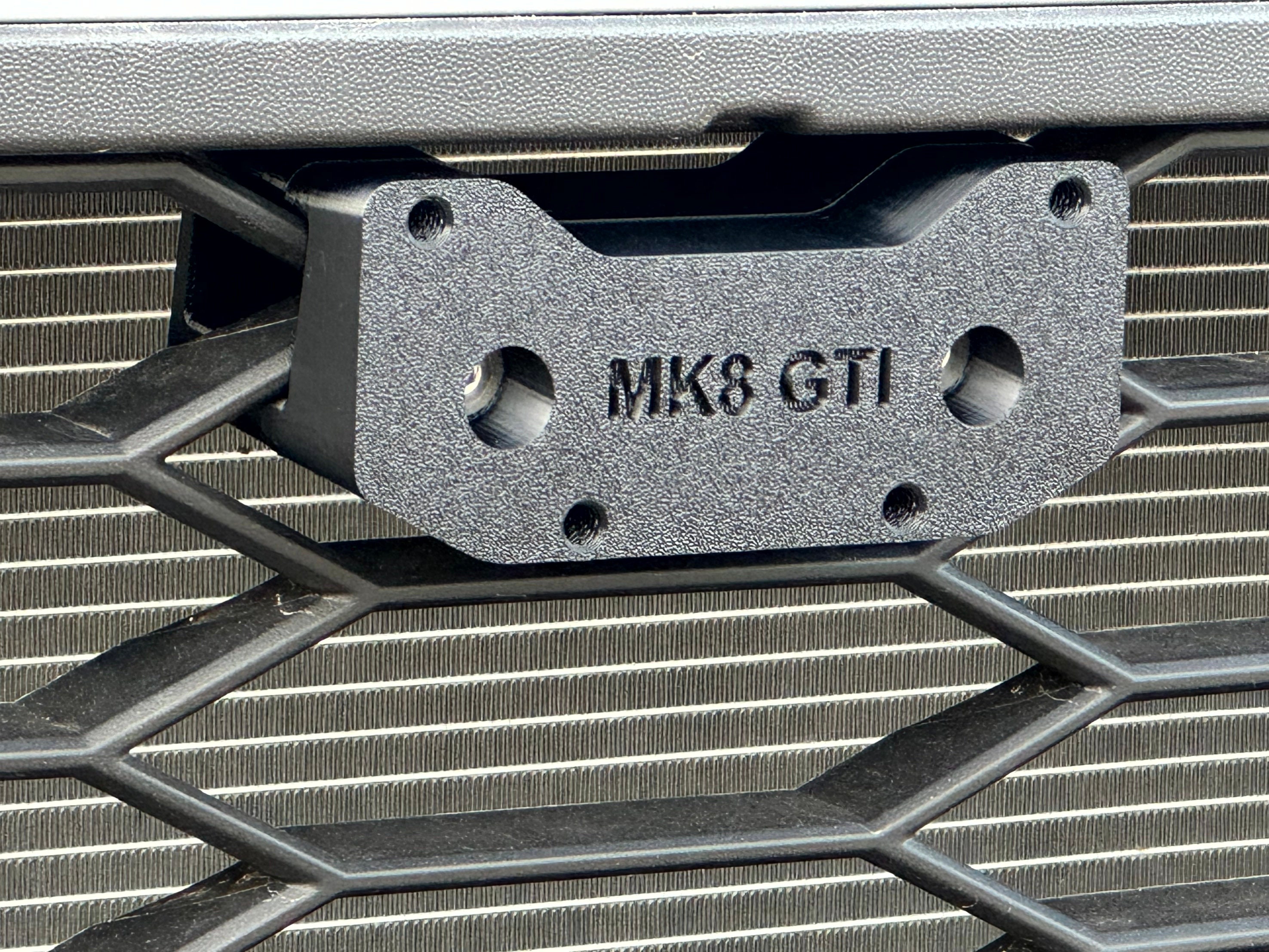 2022-2024 MK8 GOLF GTI [CENTERED] License Plate Holder - Etsy