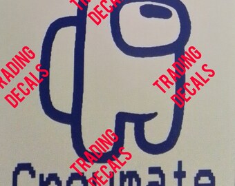 Among Us Crewmate Sticker - Etsy
