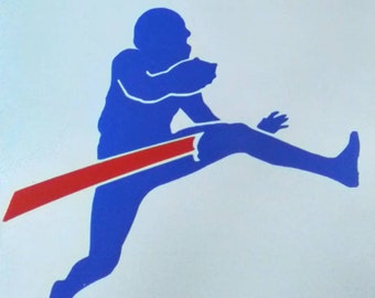JOSH ALLEN Buffalo Bills Jumping Sticker Weatherproof Vinyl - Etsy