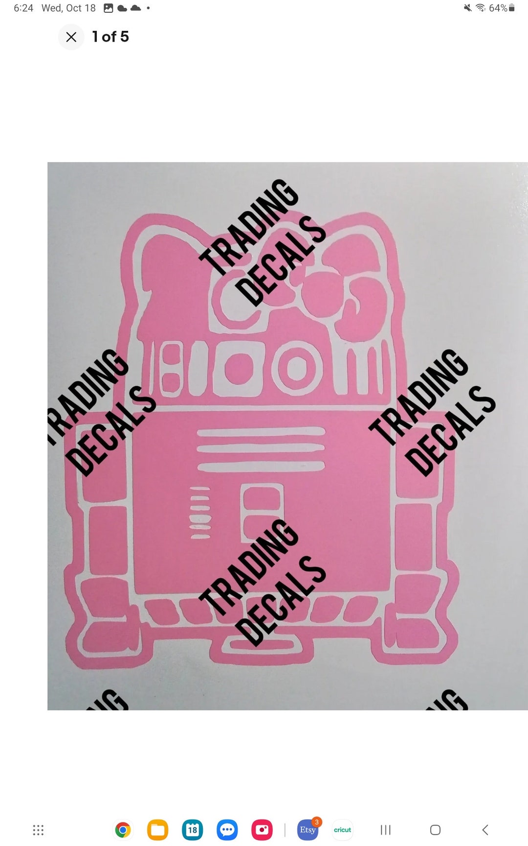 Hello Kitty star Wars R2 D2 Kitty Custom Vinyl - Etsy