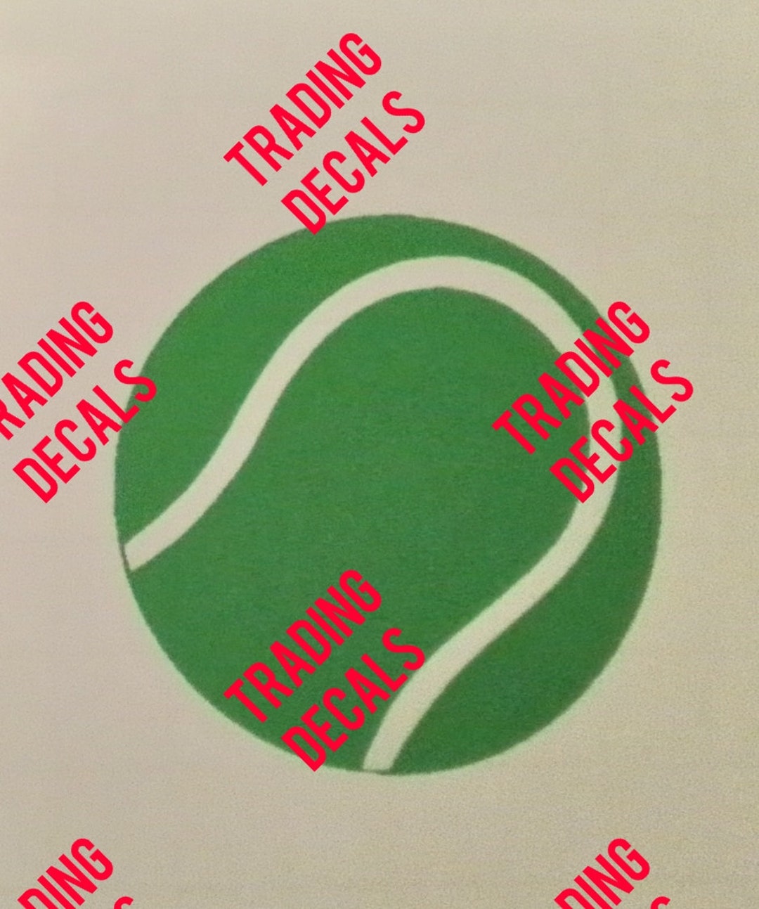 Tennis Ball Sticker Decal 2x2, Roger Federer, Venus Williams - Etsy
