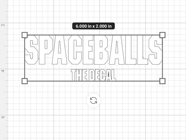 Spaceballs, spaceballs the Decal Custom Made Size and Font, Vinyl Decal ...