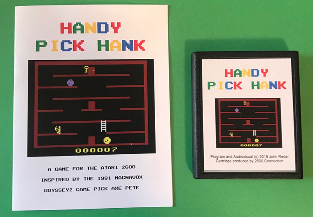 HANDY PICK HANK for the Atari 2600 - Etsy