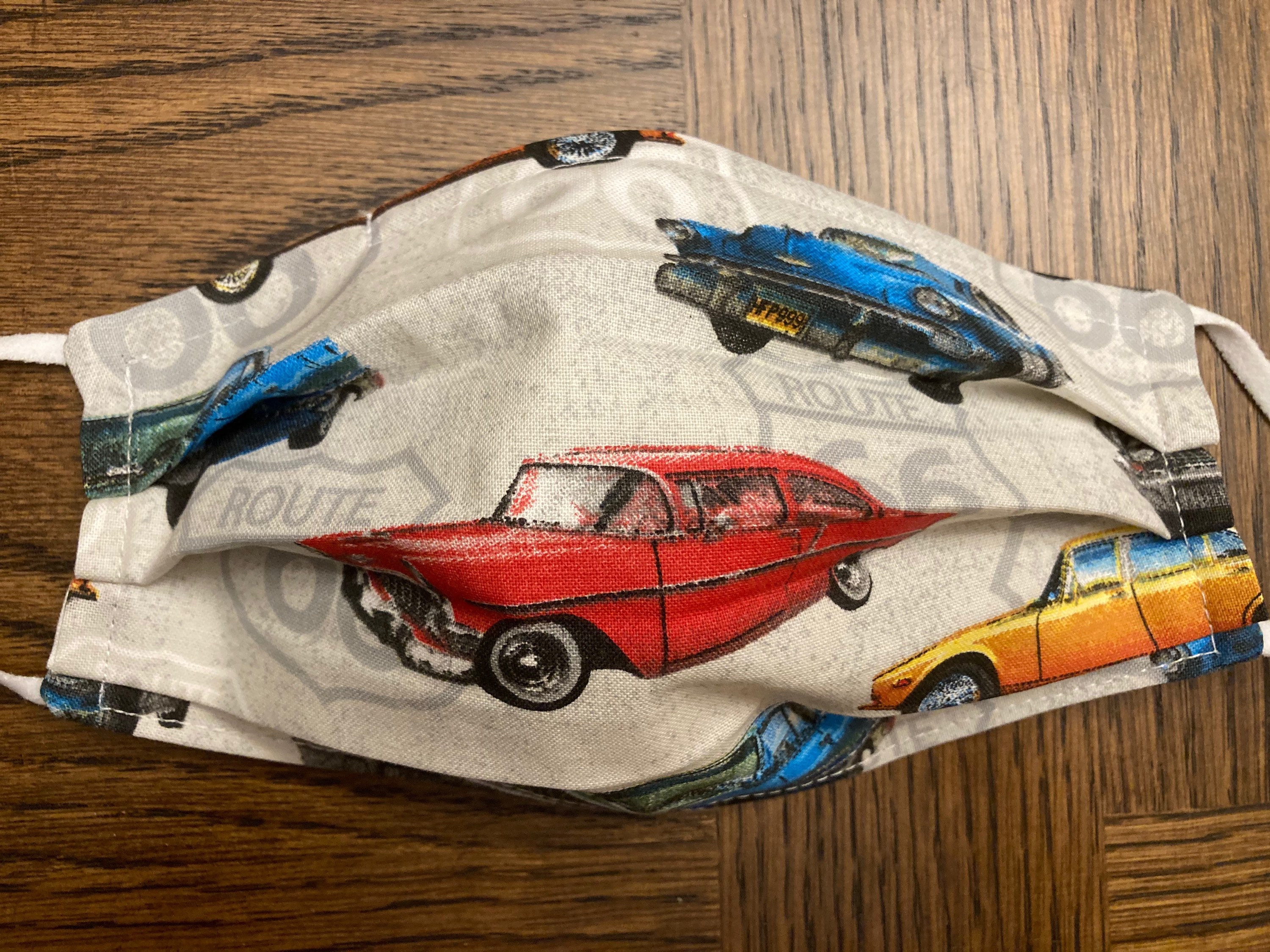 Cars Gas Pumps Route 66 Chevy Impala Face Mask Handmade - Etsy