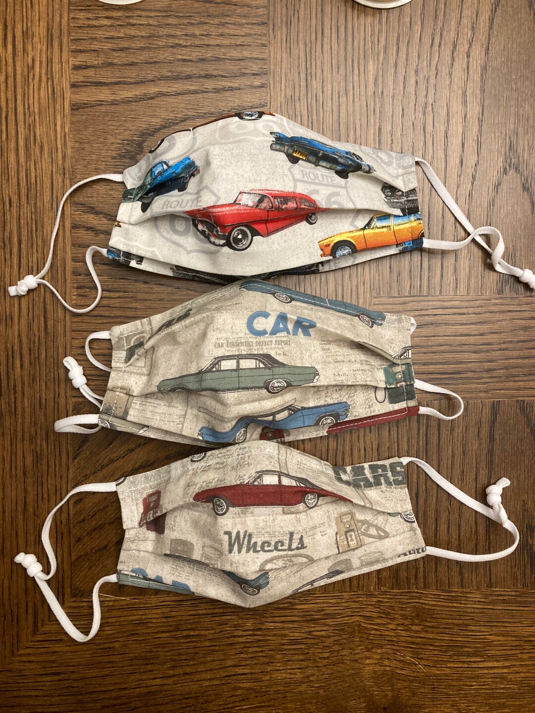 Cars, Gas Pumps, Route 66, Chevy, Impala, Face Mask Handmade 2-layer ...