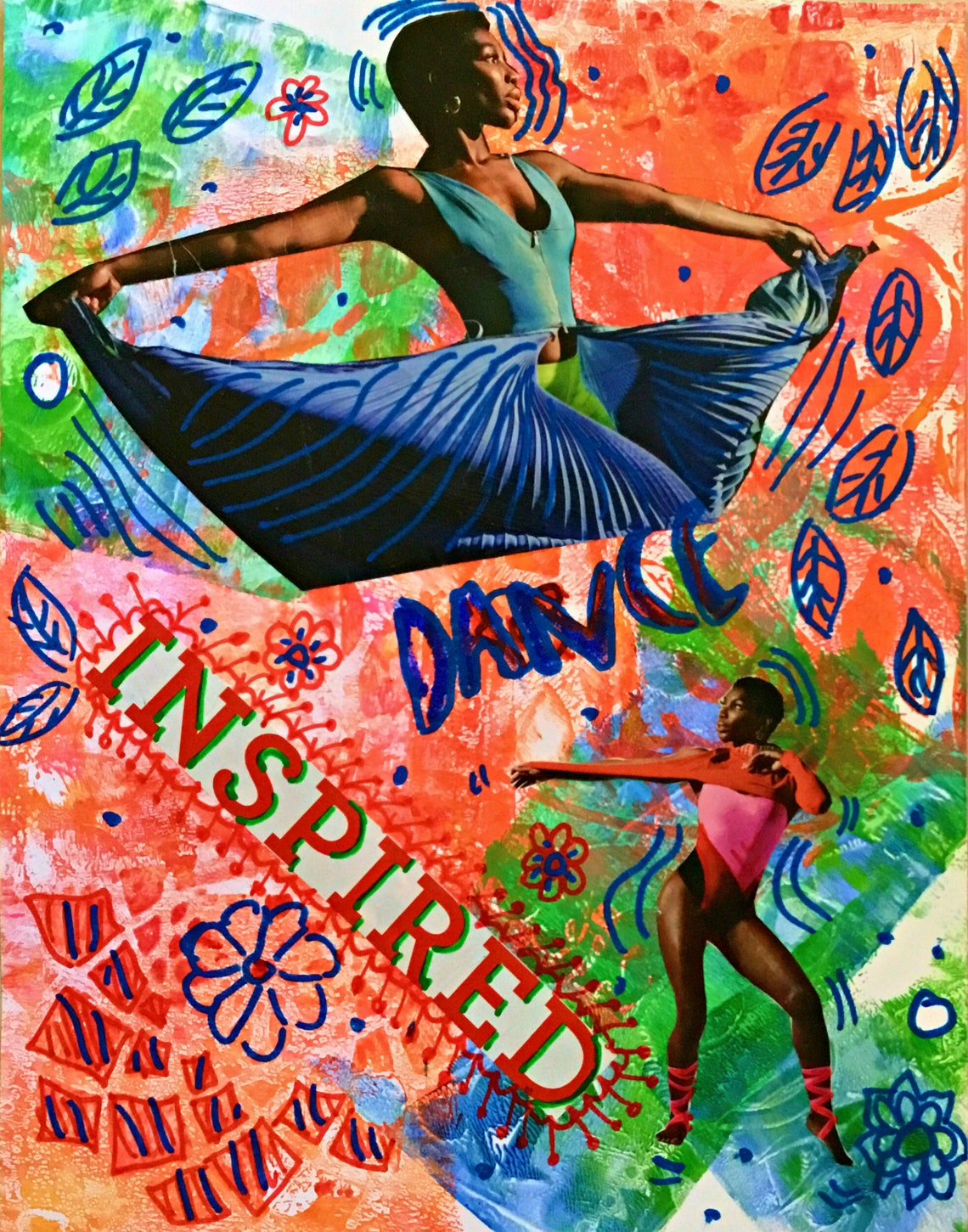 Inspired Dance Downloadable Print, African American Art, Black Culture ...