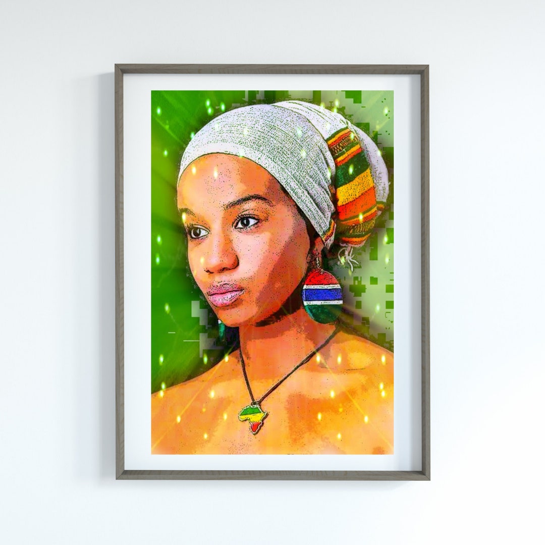 Look of Hope Poster, African American, African American Art, Black ...
