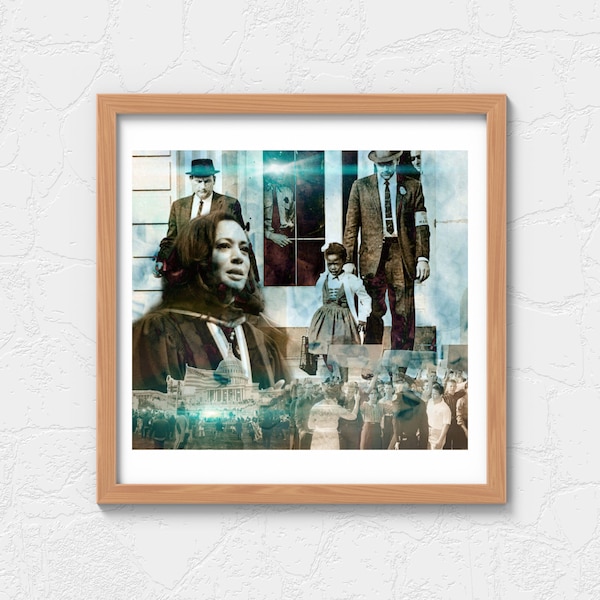 Ruby Bridges and Kamala Harris Poster - Etsy