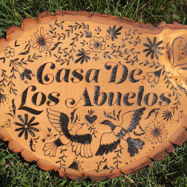 Casa De Abuelos Sign - Etsy