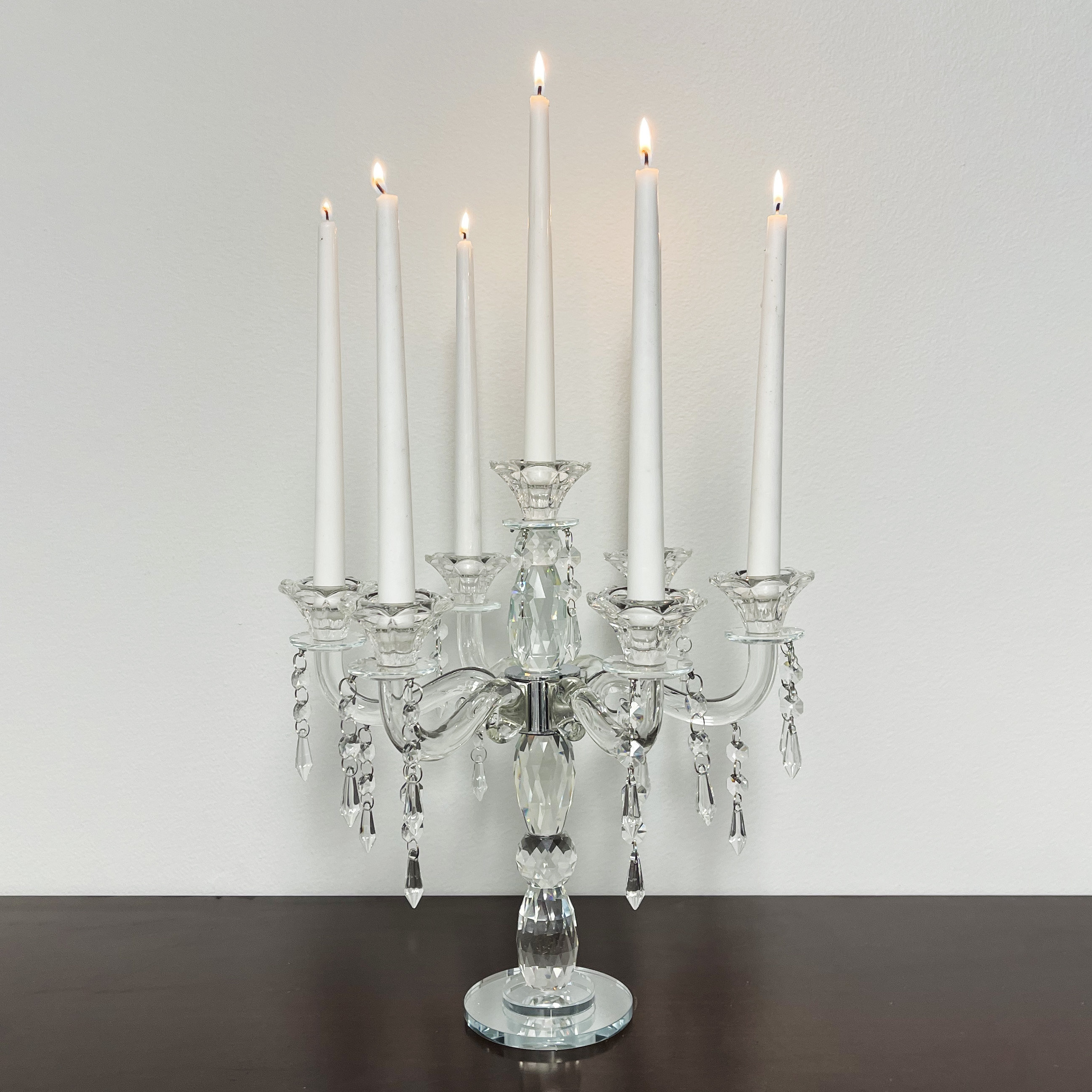 Allgala 7-arm Crystal Candelabra Taper Candlestick Candle Holder - Etsy