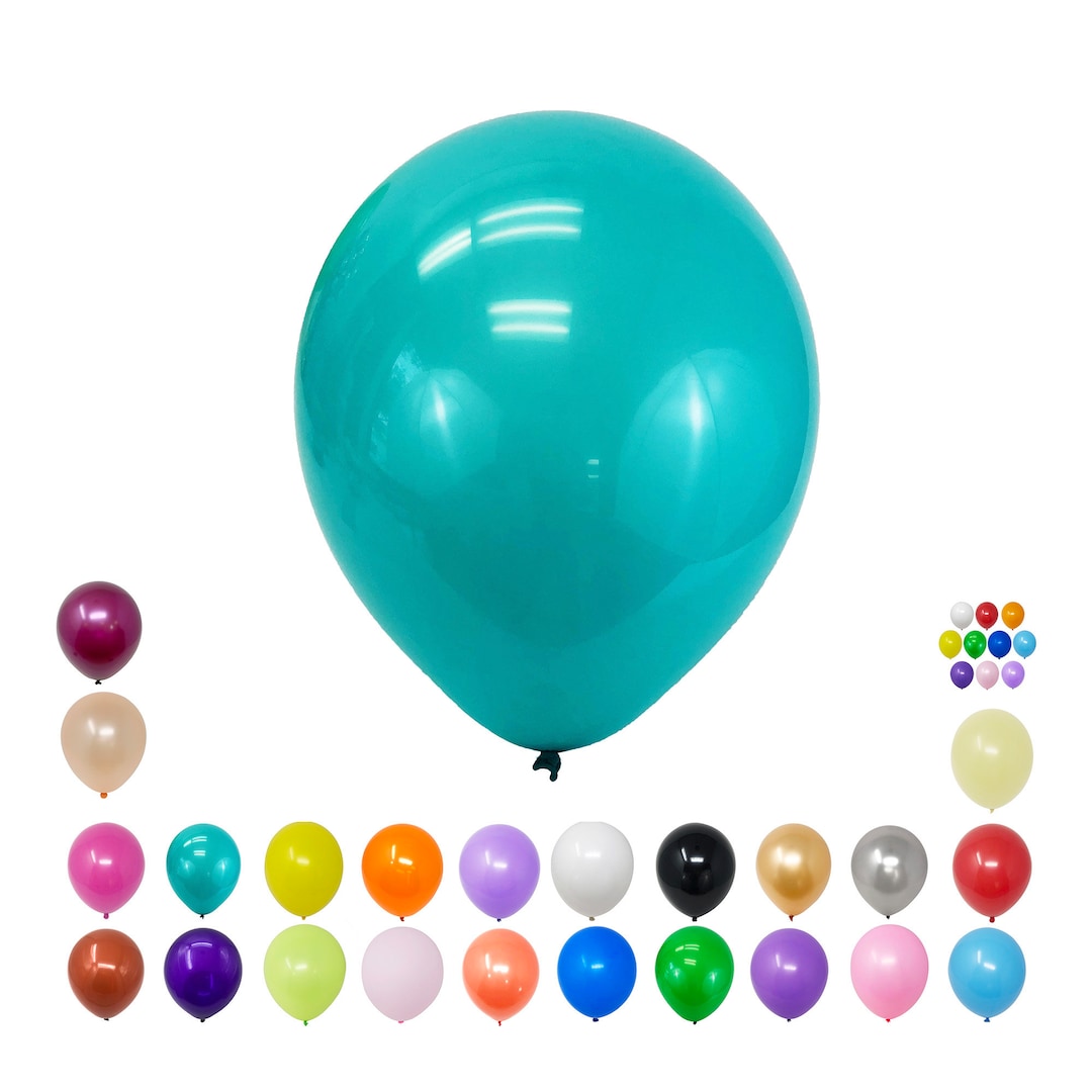 100ct Helium Grade Latex Balloons, 9 Inch Party Decor - Etsy