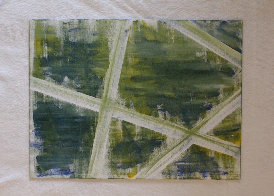 Frame - Abstract Painting - Etsy
