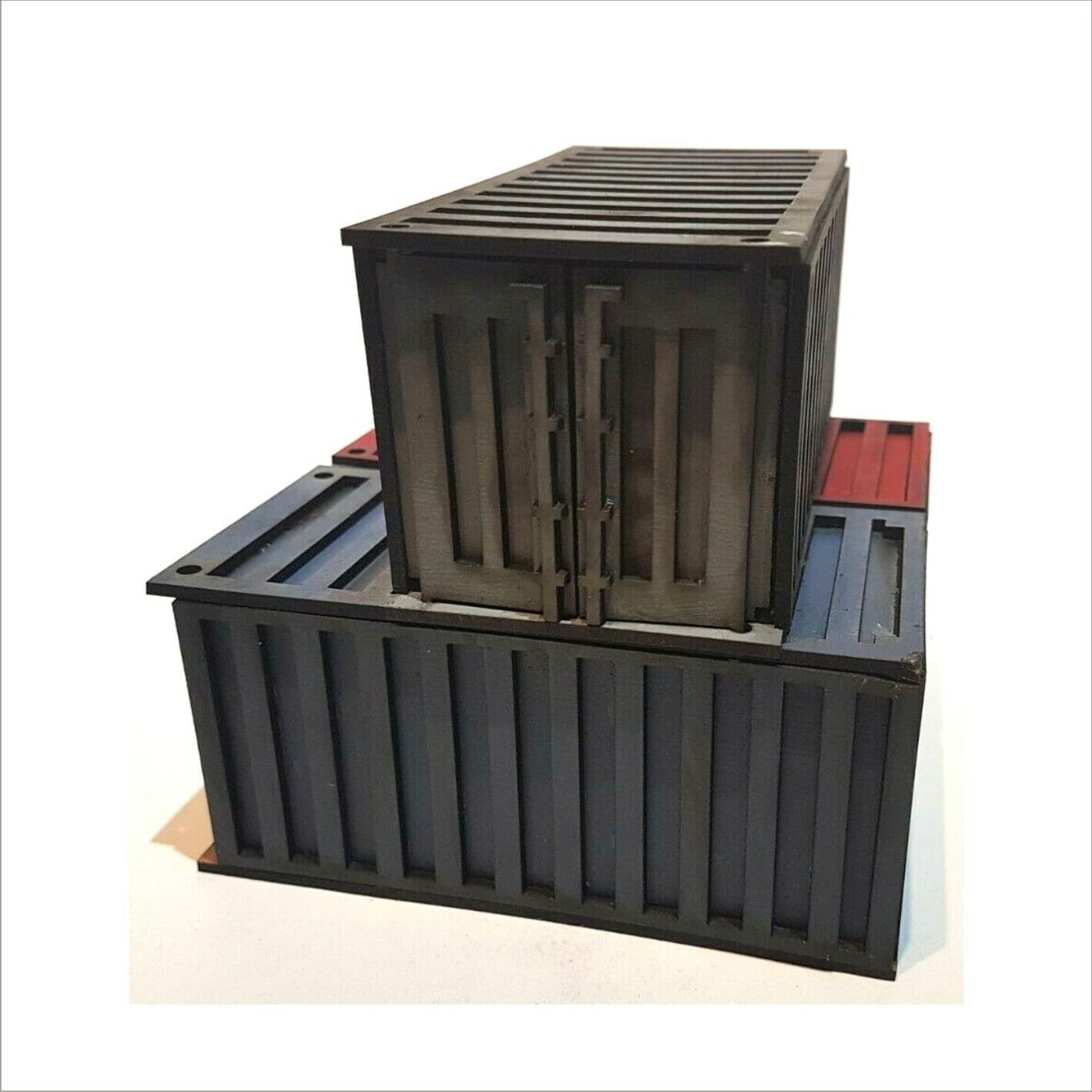 28mm City Industrial Shipping Containers X 3 MDF Painted Terrain - Etsy