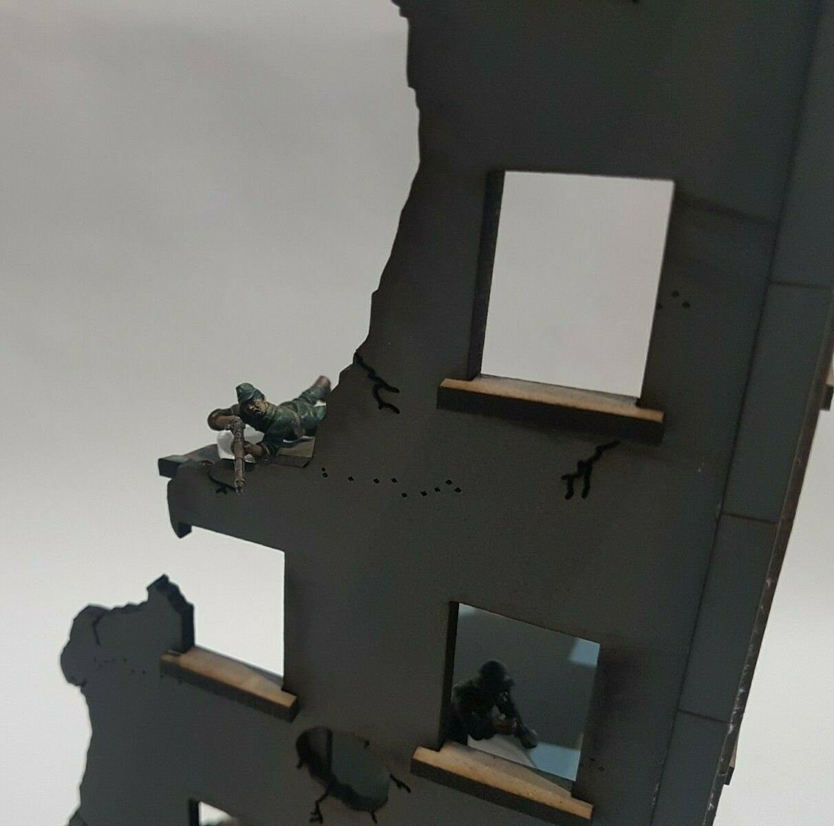 28mm WW2 Building Ruins Set A MDF Painted Terrain Suitable for ...