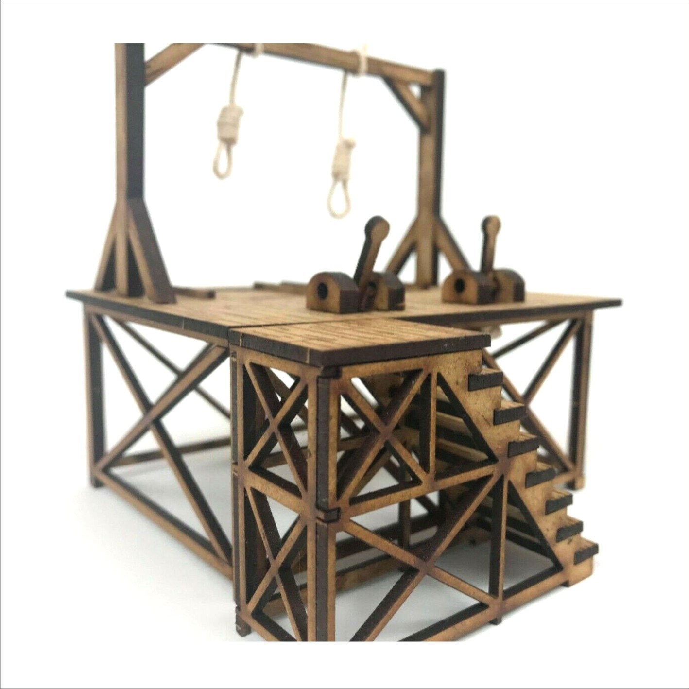 28mm Old Wild West Hangman Gallows MDF Terrain Perfect for - Etsy
