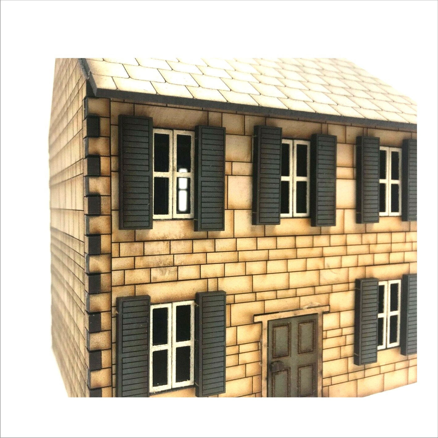 28mm WW2 House D MDF Painted Building Terrain Suitable Bolt Action - Etsy