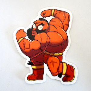 Street Fighter Chibi Vinyl Stickers | Chun Li | Rainbow Mika | Zangief ...