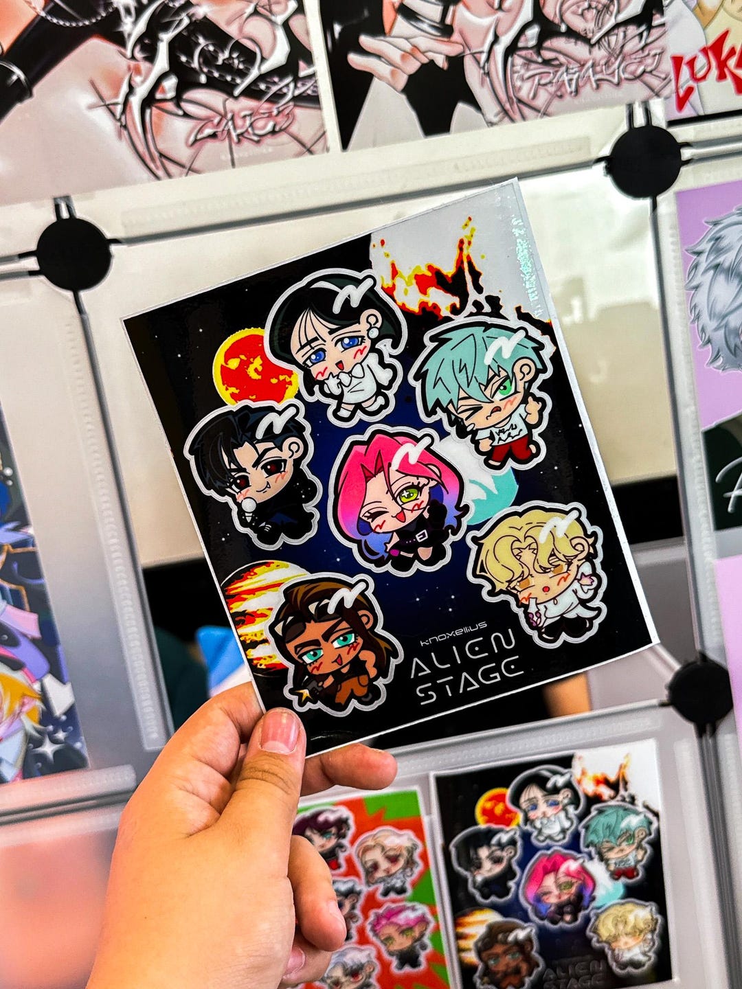 Alien Stage Sticker Sheet - Etsy