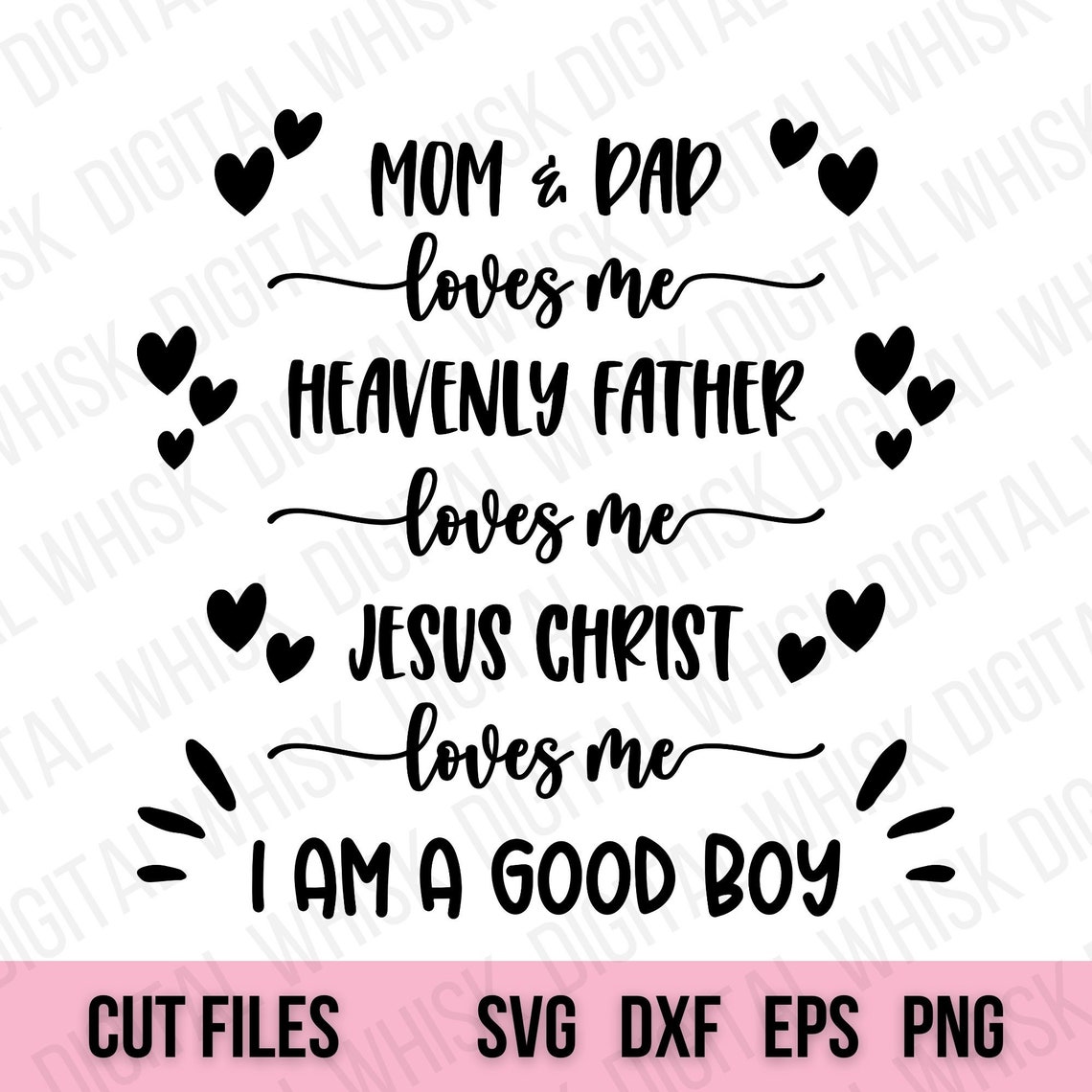 I Am A Good Boy SVG I Am A Child of God Jesus Loves Me Svg | Etsy