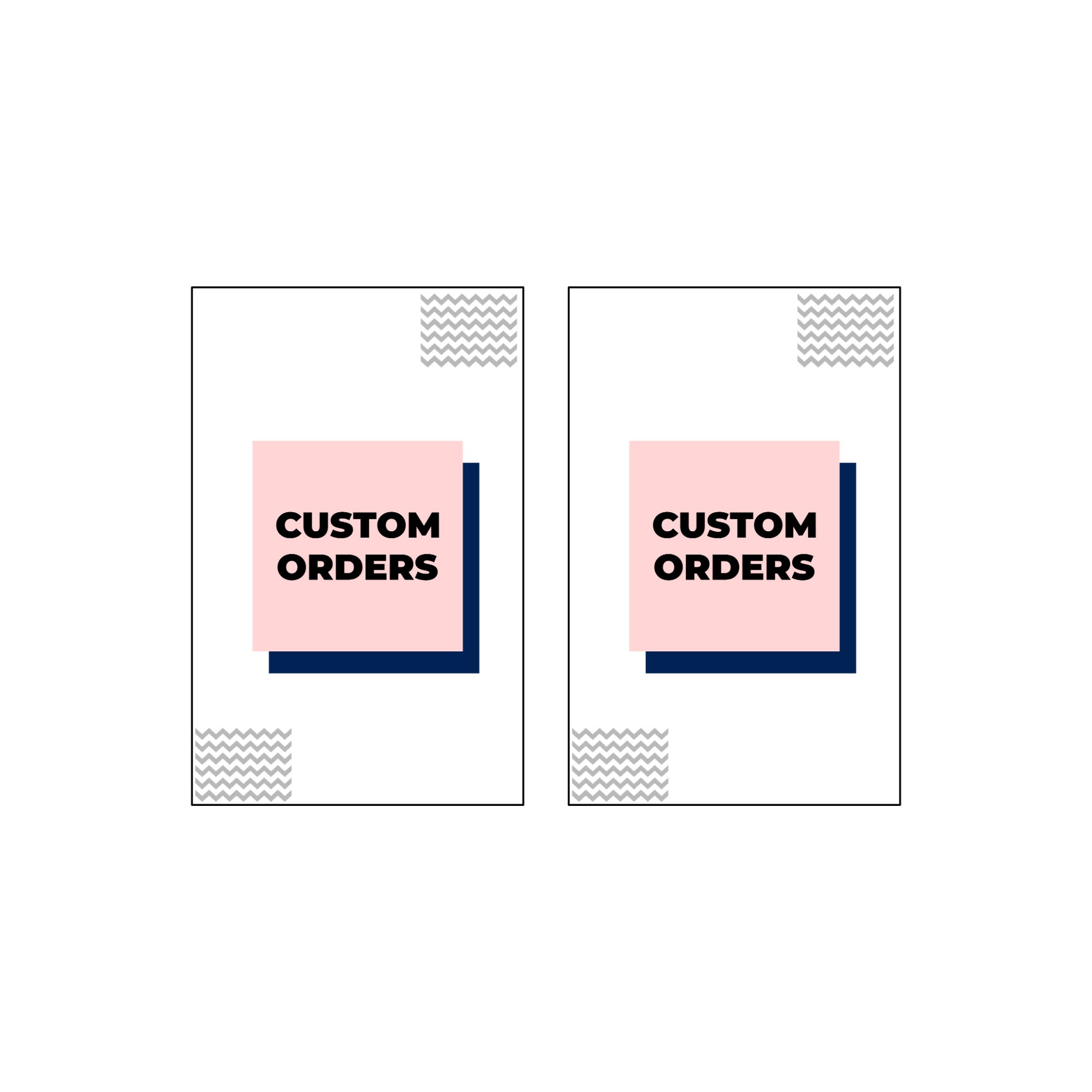 Custom Order label Printable Business sticker Business | Etsy