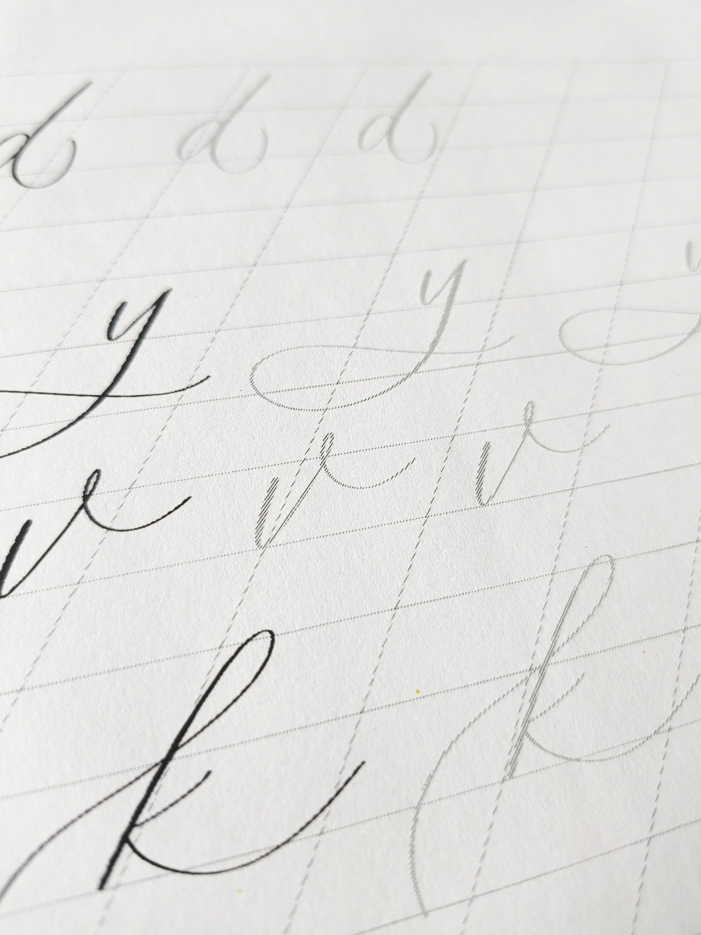 Lettering Worksheets: Calligraphy Font Practice Pages the - Etsy Australia