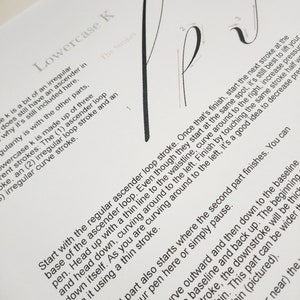 Brush Lettering Ebook, Calligraphy Practice Sheets, Beginner's ...