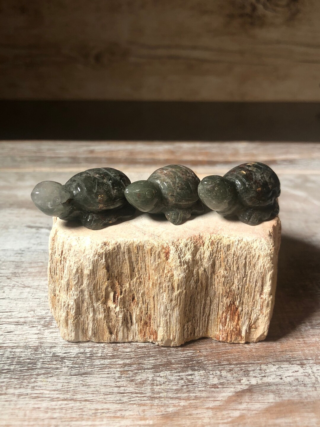 Mini Garden Quartz Turtle, Garden Quartz, Clear, Green, Turtle ...