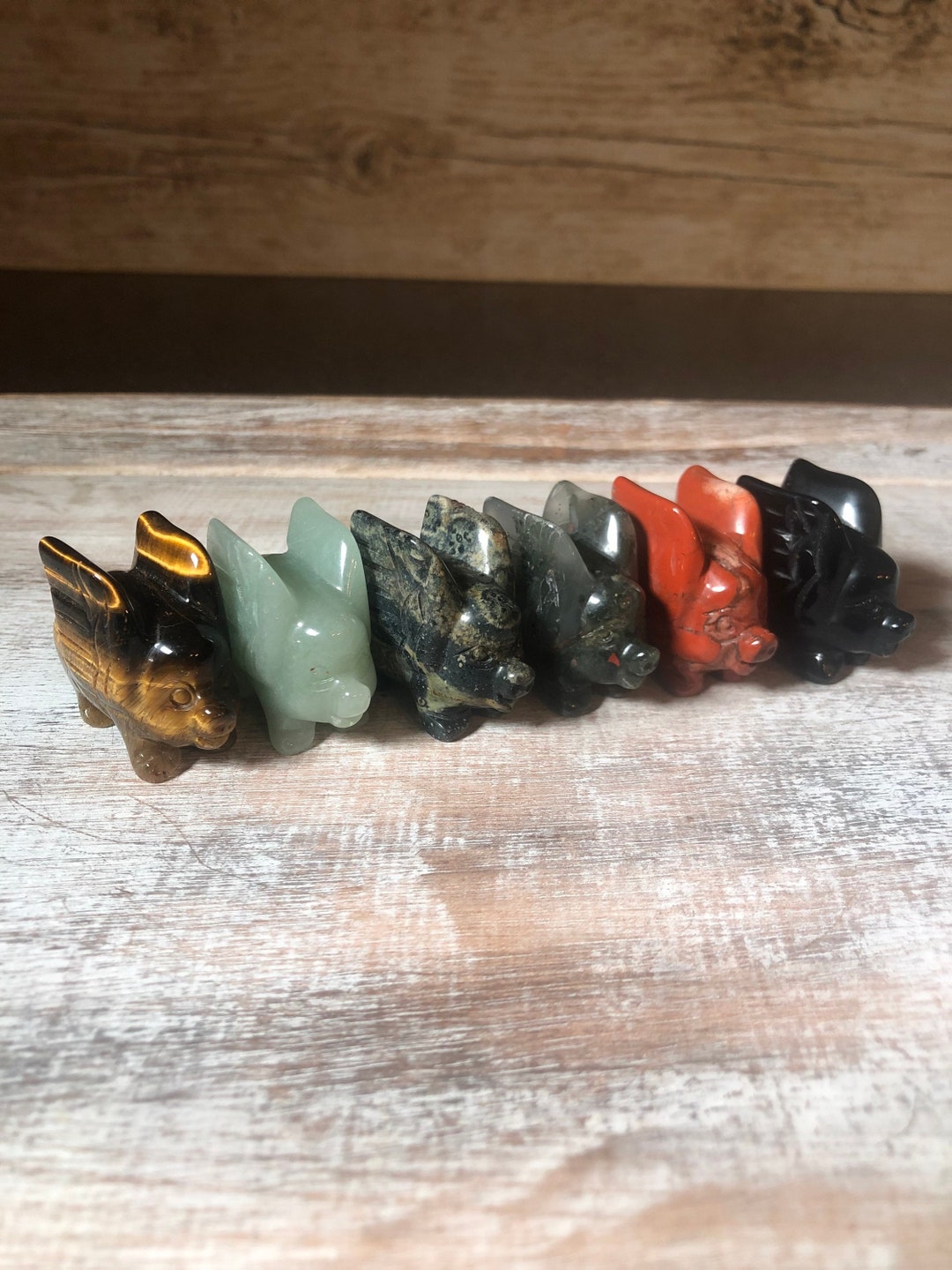 Flying Pig Figurine, Carving, Polished, Crystal, Stone, Metaphysical ...