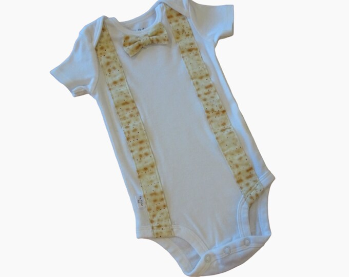 DISCOUNTED Baby Boy Passover Outfit, 3-6 Months, Matzah, Matzo, Bow Tie ...