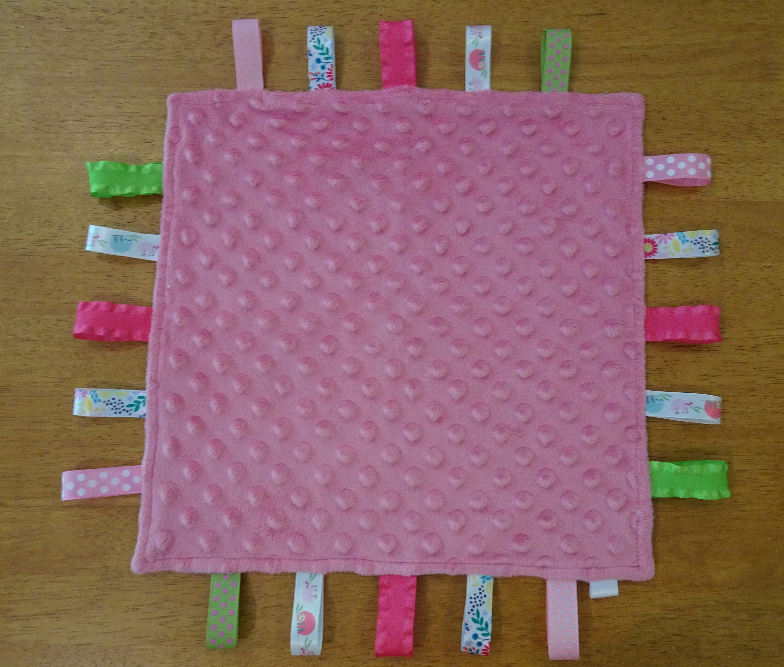 Sloth Baby Lovey Ribbon Toy Teething Blanket Sloth Baby - Etsy