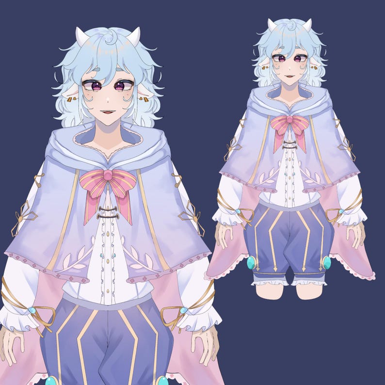 Half-body Vtuber Model - Etsy