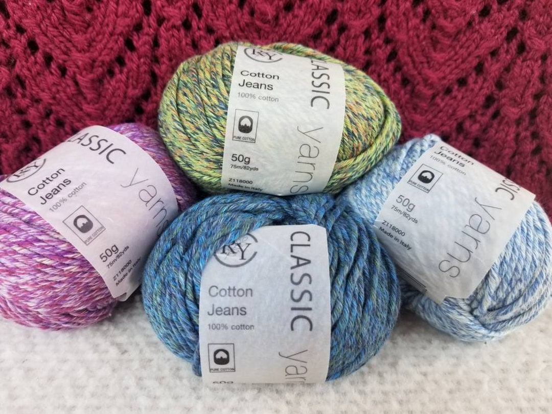 Rowan RYC Cotton Jeans Yarn You Choose Color - Etsy