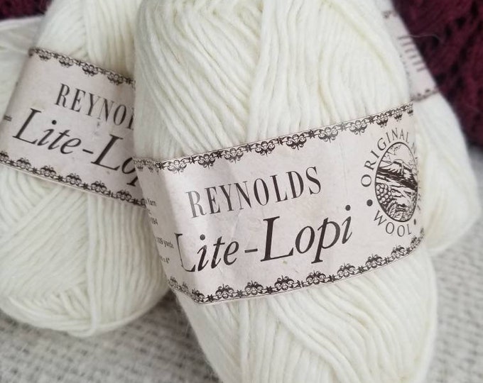 Reynolds Lite Lopi Yarn Color 0051 White - Etsy
