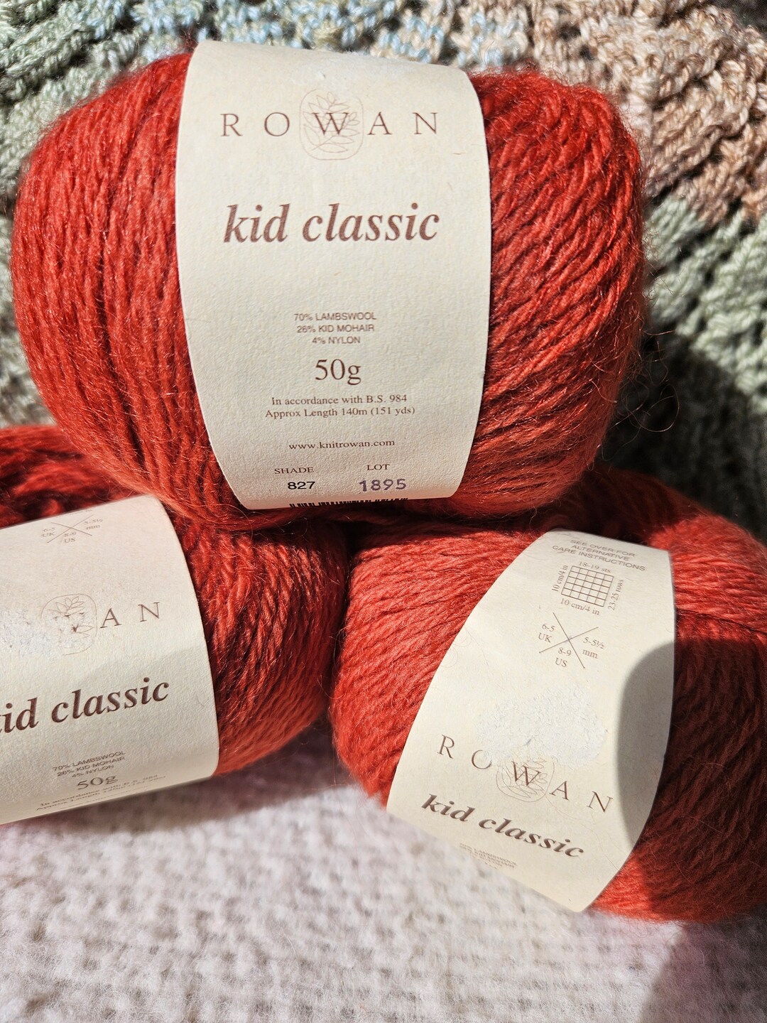 Rowan Kid Classic Yarn Color 827 Juicy - Etsy
