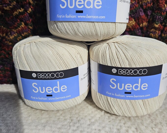Berroco Suede Yarn Color 3727 Cream - Etsy